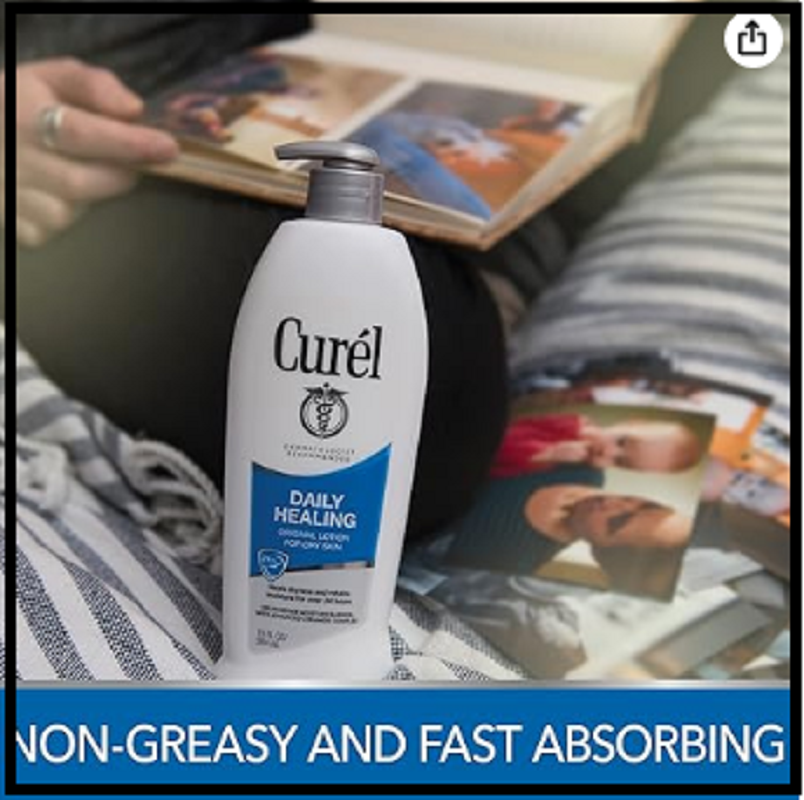 Curel Daily Healing Hand and Body Lotion, Moisturizer Nourishes Dry ...