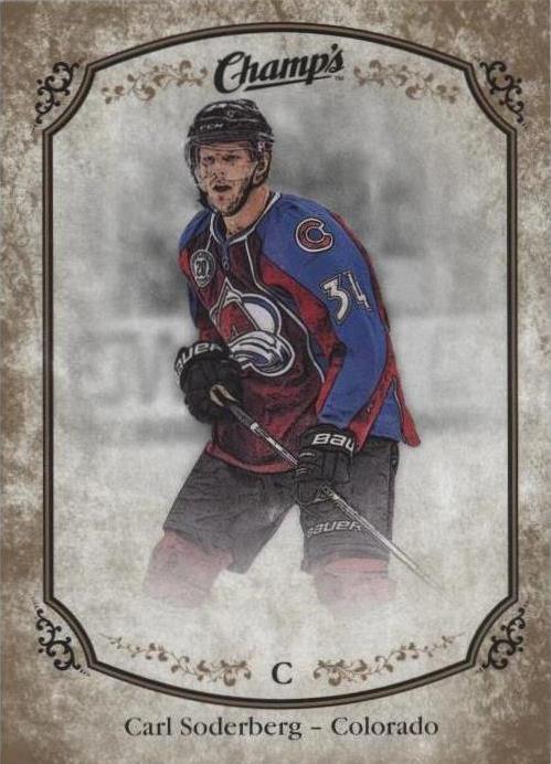 2015-16 Upper Deck Champs - Carl Soderberg #61 Gold Front for sale ...