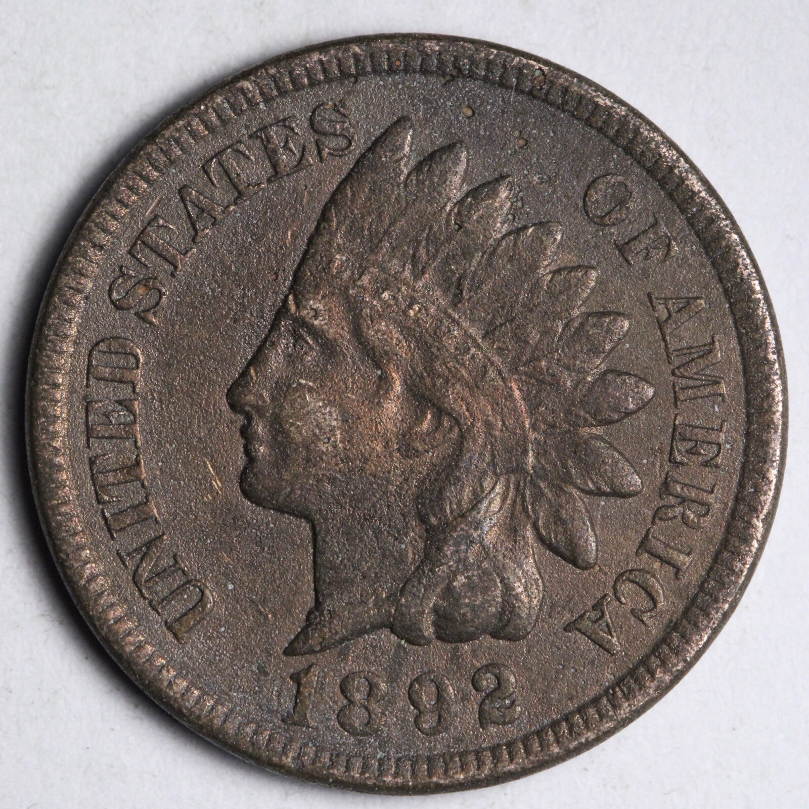 1892 Indian Head Cent Penny XF E133 WWC | eBay