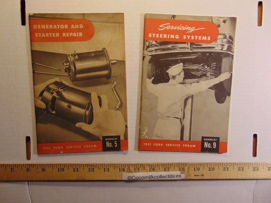 Vintage Lot of (2) 1951 Ford Service Forum Booklet No 5 & 9 | eBay