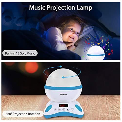 Baby Projector, Night Light for Kids with Timer and Remote 12 Songs ...
