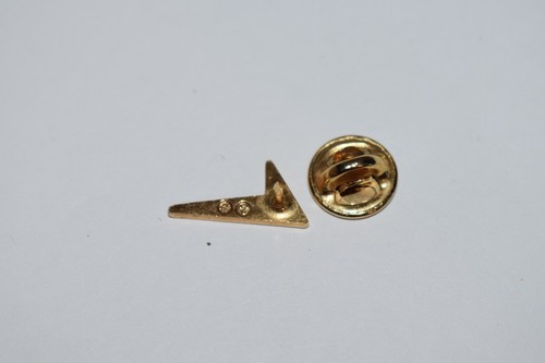 Gold Tone Check Mark Symbol Tie Tack Lapel Pin Small | eBay