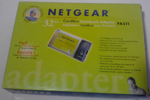 Netgear FA511 cardbus instructions and CD included | eBay