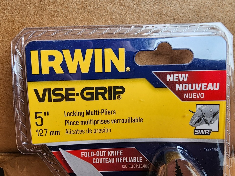 Irwin Vise-Grip 5" Curved Jaw Locking Multi Pliers 5WR, 1923454 **28 ...