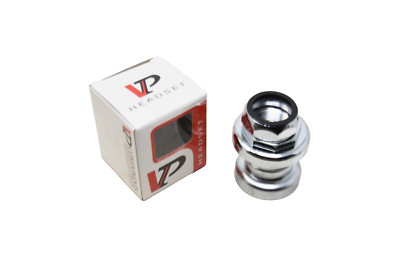 VP Chrome Bike Headset Complete 1” Forks 30mm Internal Headtube with ...