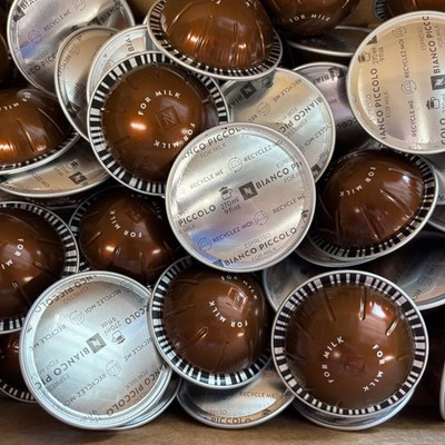 Nespresso Vertuo Bianco Piccolo Dark Roast Espresso Pods 100ct LOOSE ...