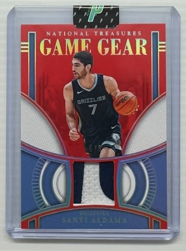 2023-24 National Treasures Santi Aldama Game Gear #16/99 | eBay