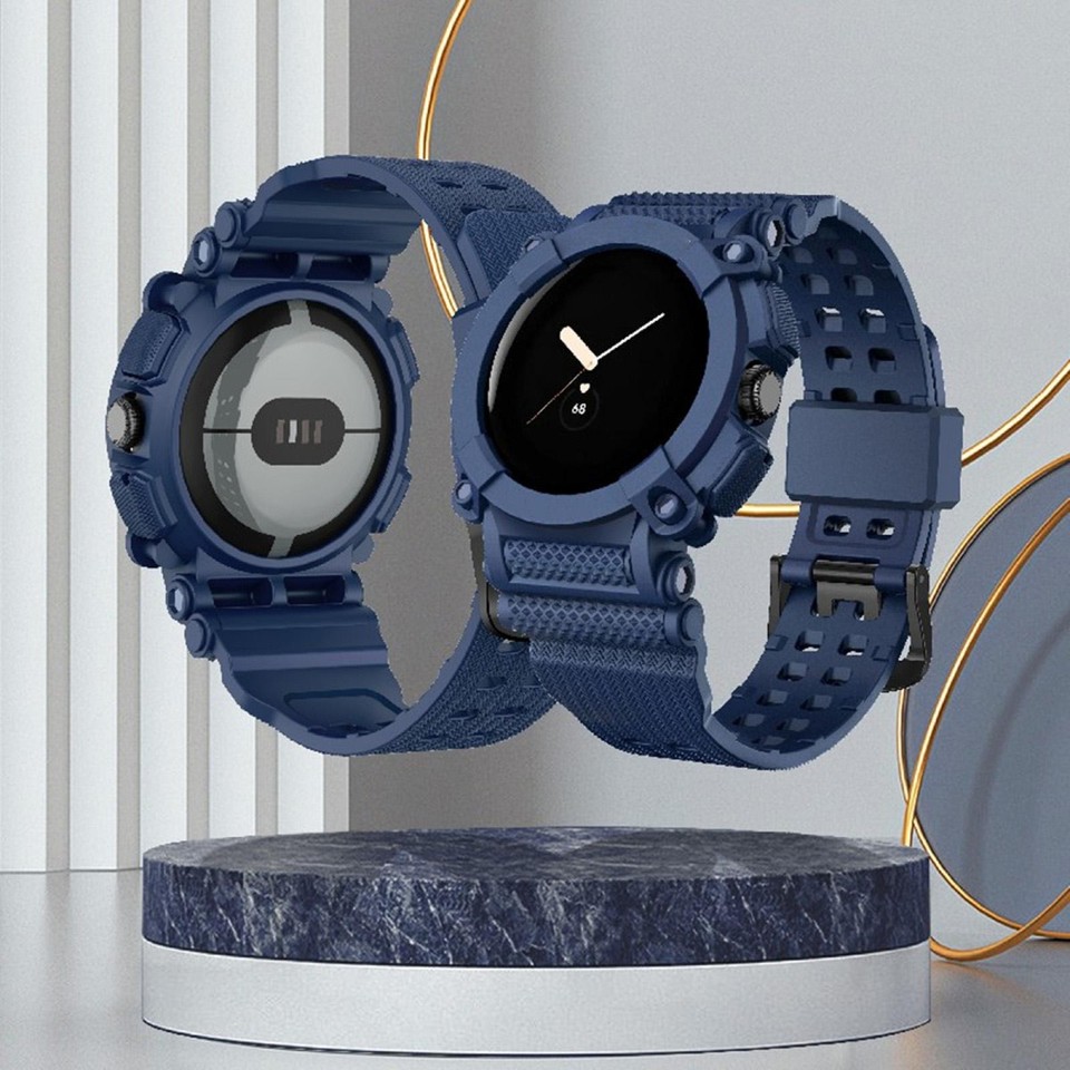 Watch 360 Protective Case Strap Band Cover Bracelet for Google Pixel ...