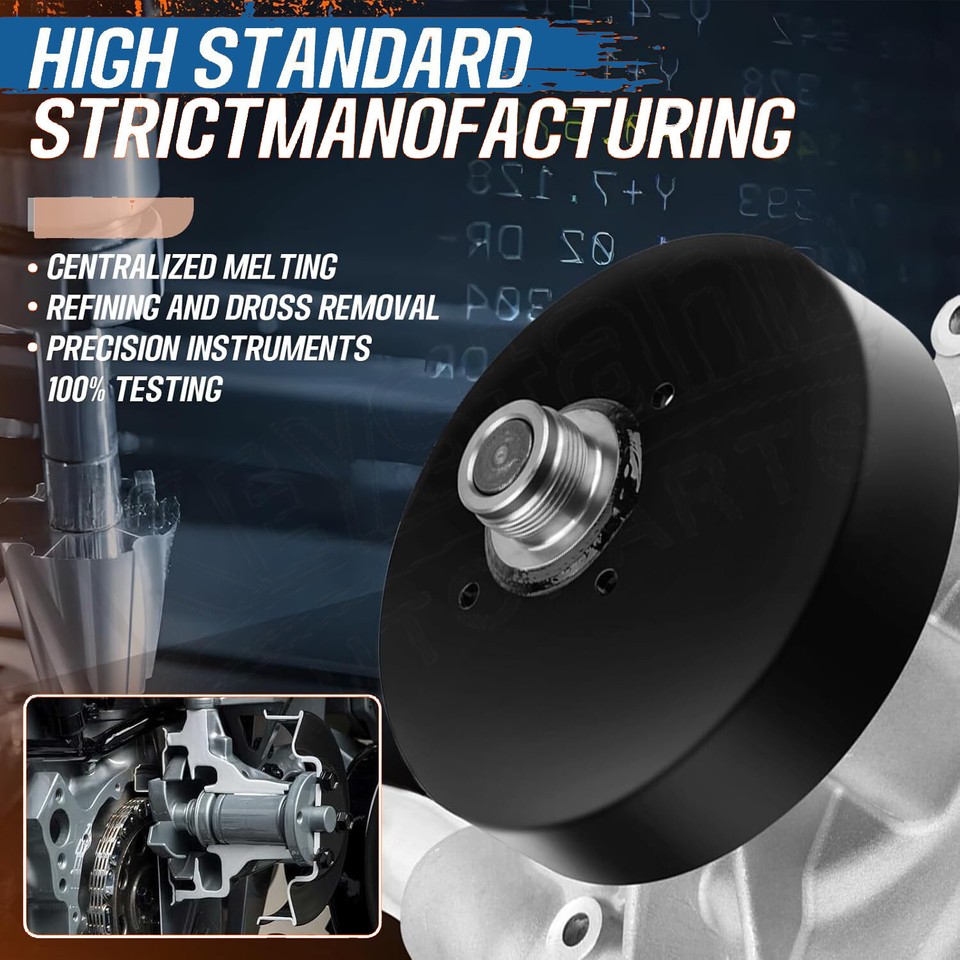 Water Pump AW7160 New Cooling For Dodge Jeep 3.9L 5.2L 5.9L Engine 1993 ...