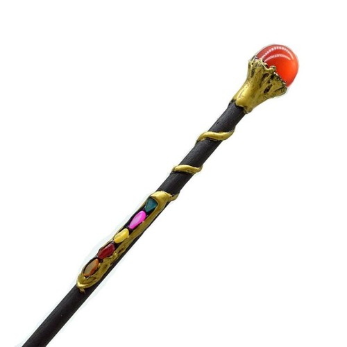 Double-headed Crystal Opal Magic Wand Wood Stick Wicca Altar Props ...