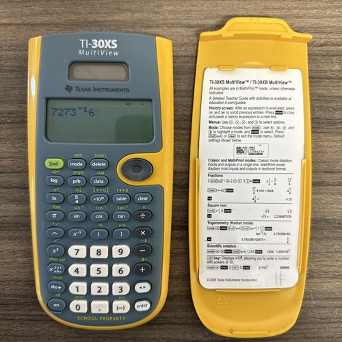 Texas Instruments TI-30XS MultiView Scientific Calculator - Tested | eBay