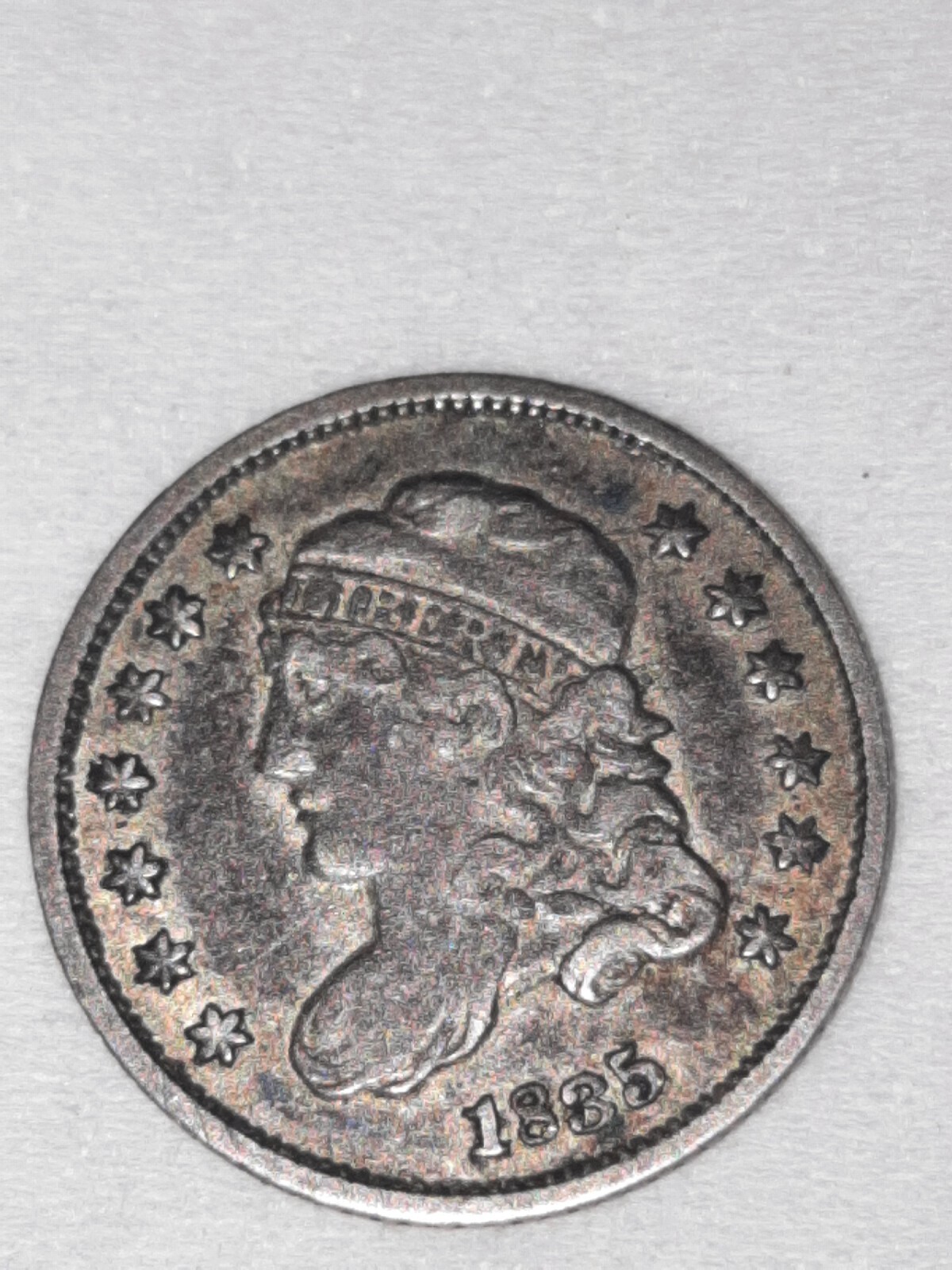 1835 Capped Bust Half Dime Small Date Fine + Coin | eBay