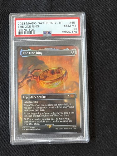 The One Ring (Borderless) PSA 10 Magic The Gathering | eBay