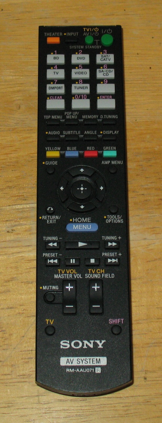 Original Sony RM-AAU071 AV System Remote Control for HT-SS370/SF470 STR ...