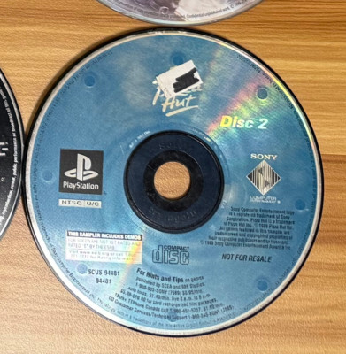 Pizza Hut Demo Disc 2 Playstation PS1 - Disc Only Game Tested | eBay