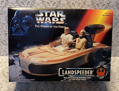 Kenner 1995 Star Wars Power of the Force Landspeeder Vehicle NEW IN BOX ...