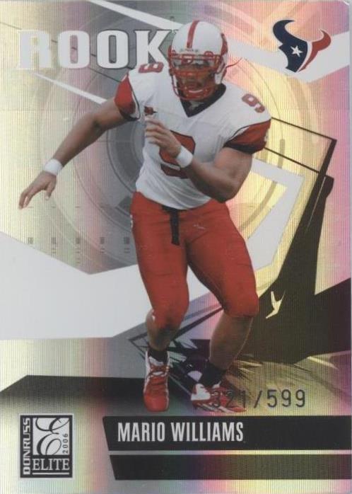 2006 Donruss Elite - Rookie Mario Williams #188 /599 (RC) for sale ...