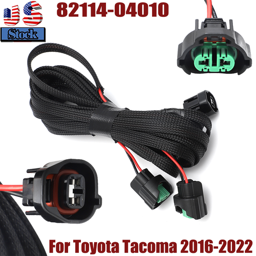 For Toyota Tacoma 2016-22 H11/ H16 Fog Lamp Wire Harness 82114-04010 ...