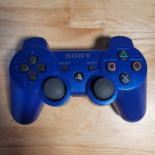 Sony PlayStation 3 PS3 Blue DualShock 3 OEM Controller CECHZC2U ...