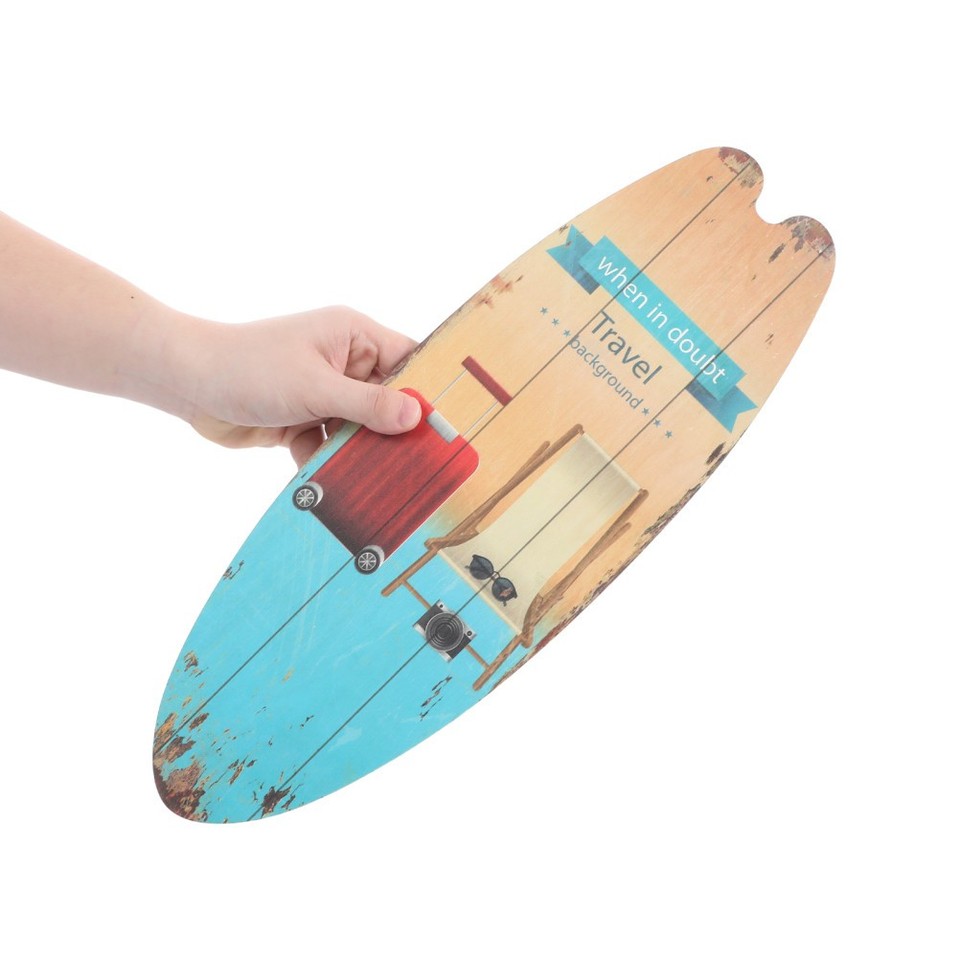 3pcs Summer Surfboard Decor: Wooden Beach Wall Sign for Hawaiian Luau ...