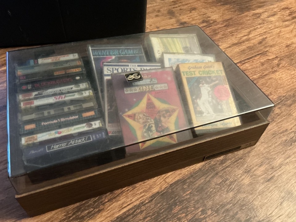 AMSTRAD CPC 464 COMPUTER GAMES BOXED IN OLD SKOOL CASE WINTER GAMES ...