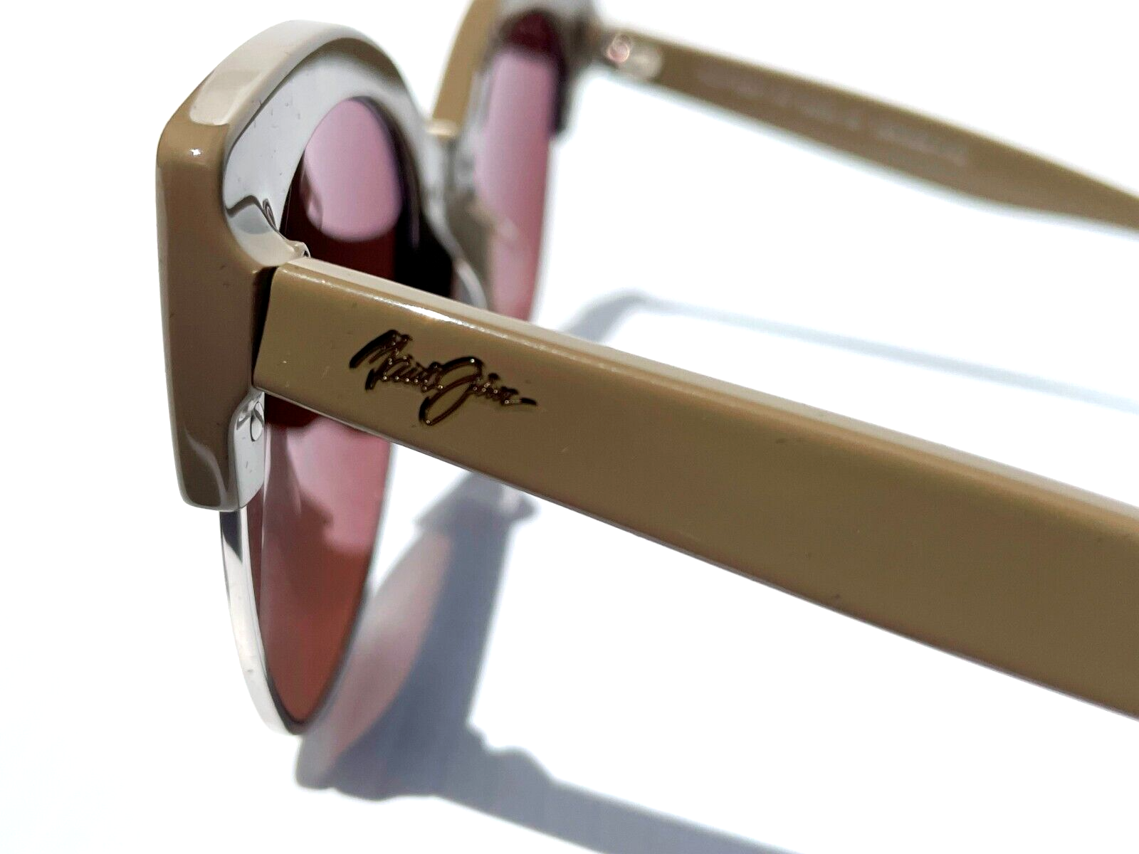 Maui Jim MARIPOSA Silver Mink POLARIZED Gold to Silver Lens Sunglass ...