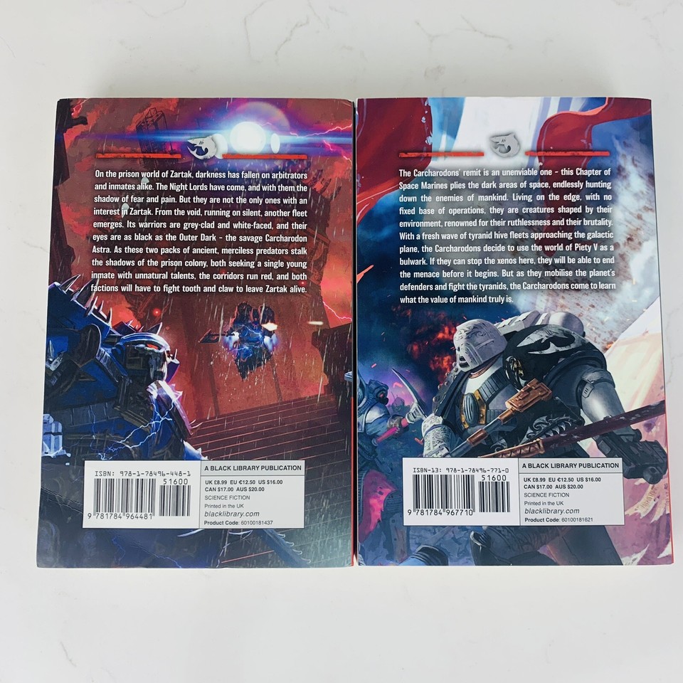 Carcharodons Red Tithe & Outer Dark Robbie MacNiven Warhammer 40k Black ...