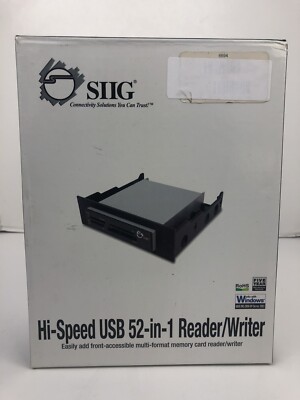 SIIG Hi-Speed USB 52-in-1 Reader/Writer (T6) | eBay