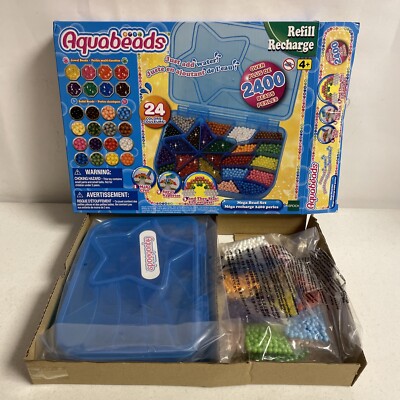 Aquabeads Mega Bead Set Over 2400 Beads New In Open Damaged Box | eBay