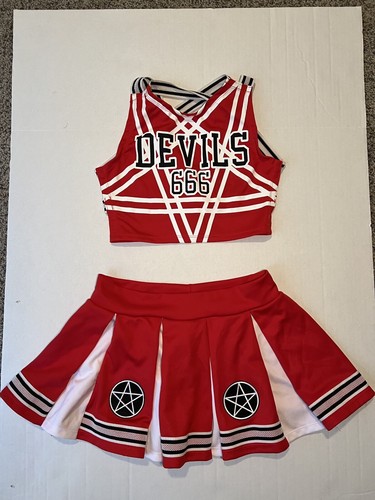 Halloween Satan’s Cheerleader Costume Set Dolls Kill Size Small | eBay