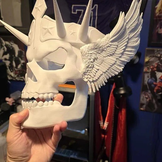 cody rhodes Winged Skull Mask | eBay