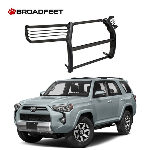 fits Toyota 4Runner 2010-2023 BLACK Front Grille / Brush Guard Bumper ...