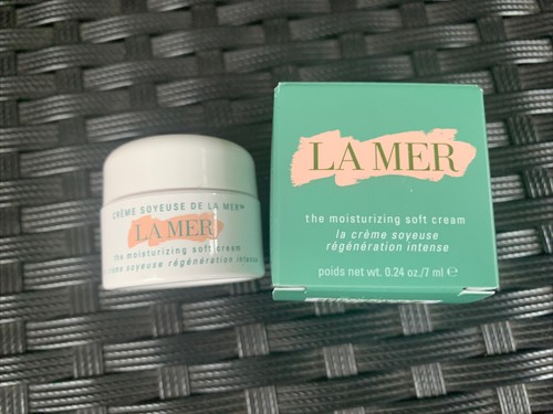 La Mer The Moisturizing Soft Cream Travel Sized .24oz /7 ml New In Box ...