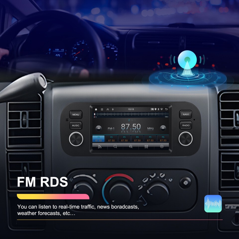 5" For 2001 2002 2003 2004 Dodge Dakota Android 15 Car Stereo Radio ...