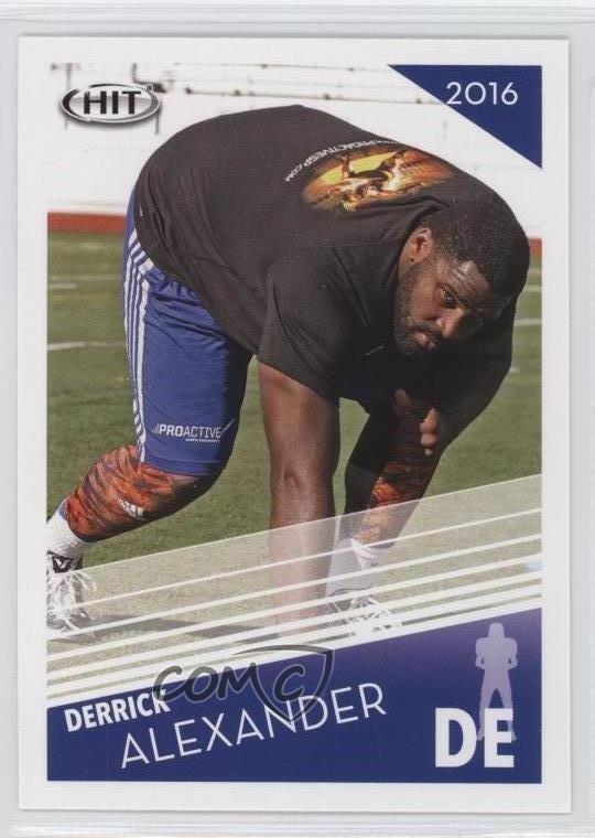 2016 SAGE Hit Derrick Alexander #1 | eBay