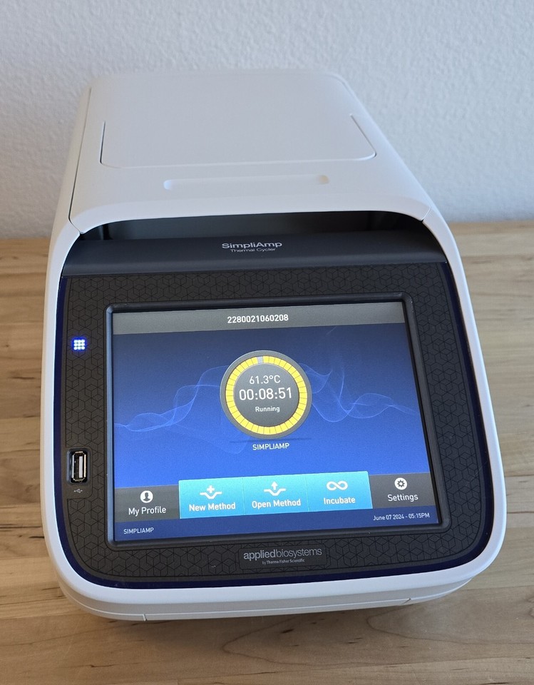 2021 Applied Biosystems Thermo SimpliAmp Thermal Cycler PCR 96-Well ...