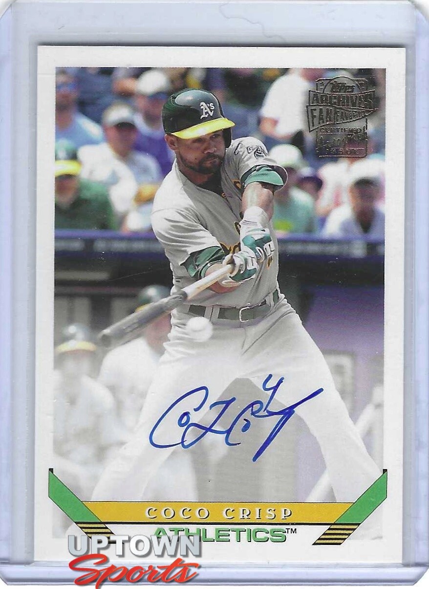 2022 Archives Topps 1993 Fan Favorites Auto #93FF-CC Coco Crisp | eBay