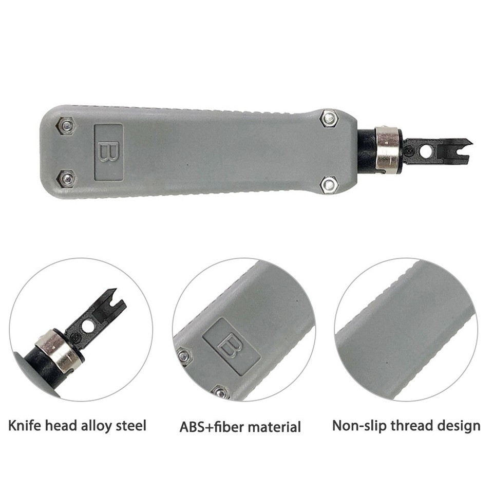 Punch Down Tools Telephone Network Module Wire Cutter for 110 Cable ...