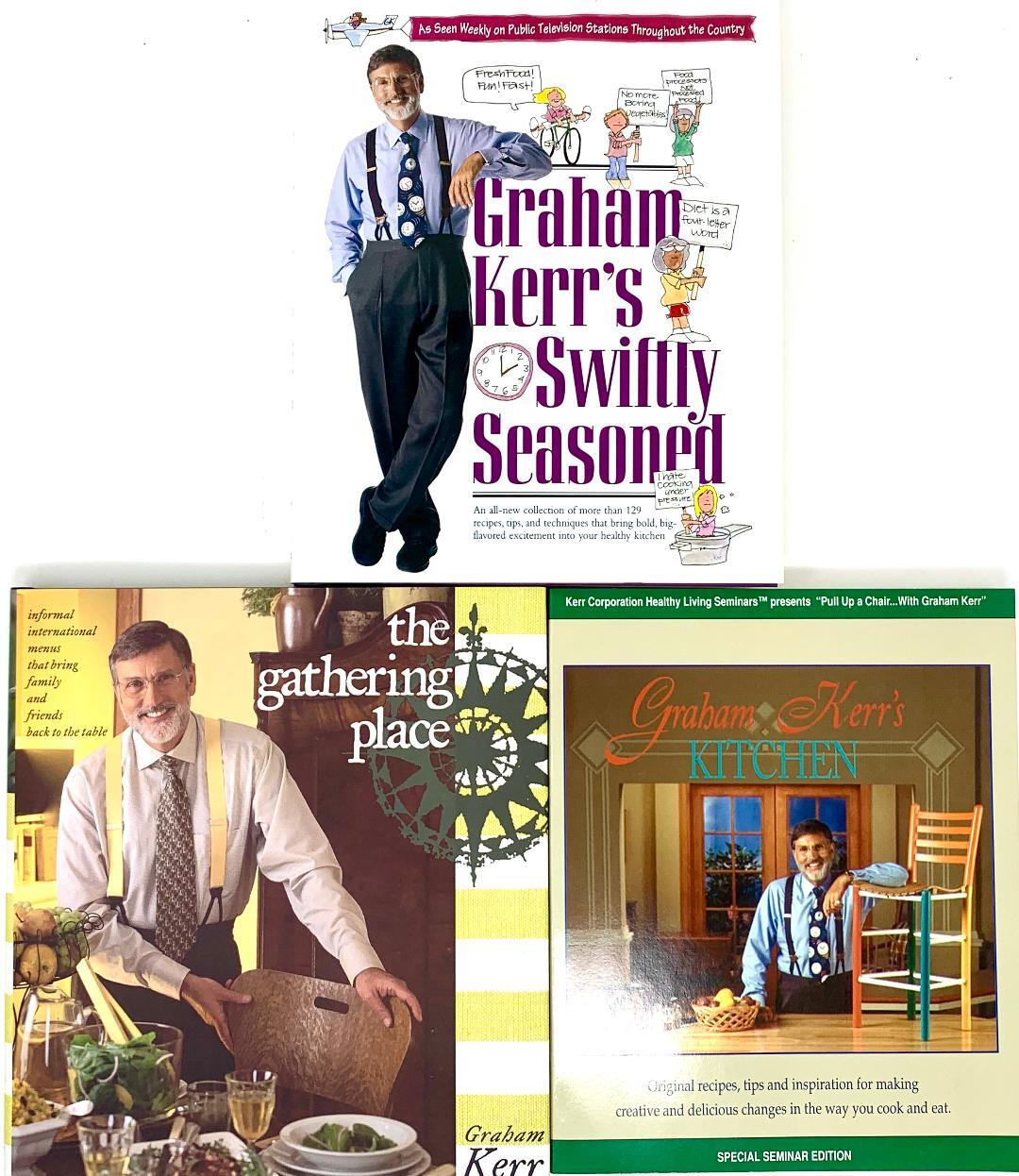 Set of 3 Graham Kerr's Cookbooks All New Benefits Animals 9780965760607 ...