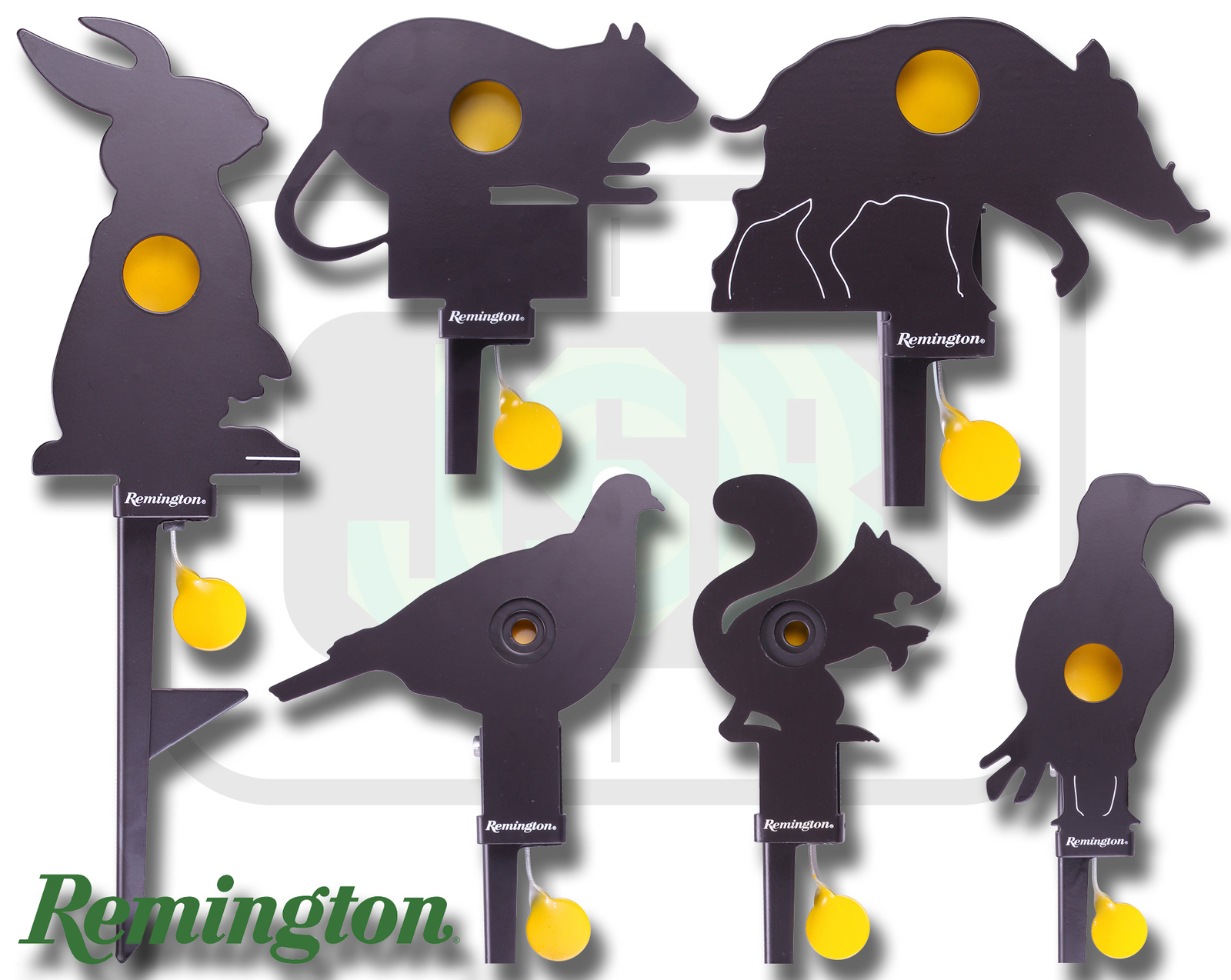 Remington KNOCK DOWN Target Reset Air Rifle Airgun HFT Hunting Training ...