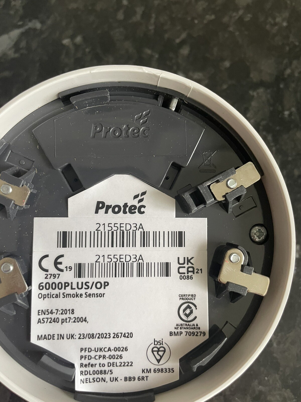 Pro-Tec 6000PLUS/OPHT Optical Heat Sensor with Sounder and LED Beacon ...