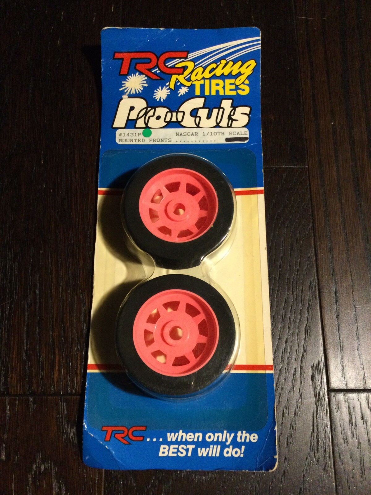 Vintage TRC 1/10 Pink Front RC Pan Car Wheel Foam Tire RC10L Bolink ...