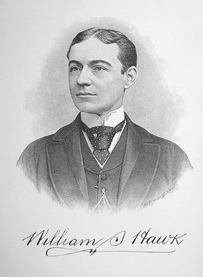WILLIAM HAWK Ohio Windsor Hotel Proprietor - 1895 Portrait Antique ...