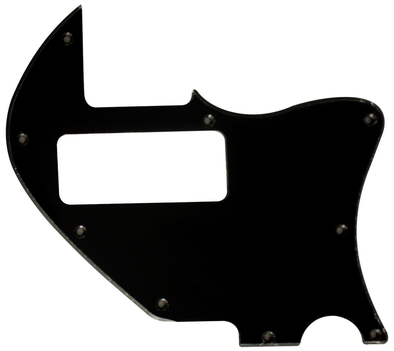 New 1 Ply Guitar Pickguard Fits Merle Haggard f hole Thinline P90,Black ...