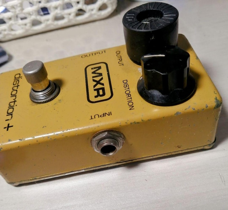 MXR Distortion Effect Pedal Yellow 1/4" Input/Output Used | eBay UK