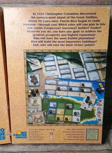 Puerto Rico Strategy Board Game Rio Grande Games Complete 2002 Complete ...