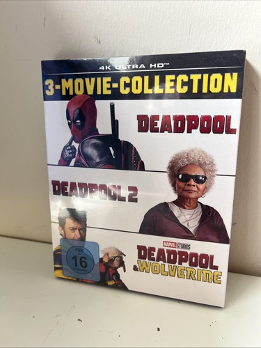 Deadpool 3 Film Collection- 4K Ultra HD Blu Ray - New & Sealed German ...