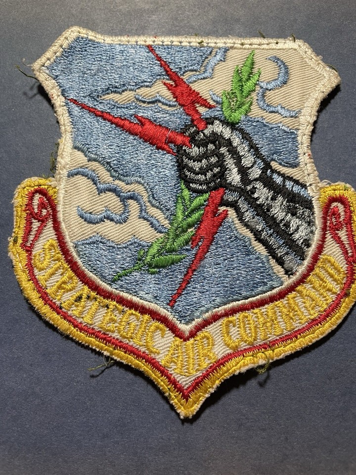 Vintage Post-WW2 1946-55 Strategic Air Command Embroidered Patch ...