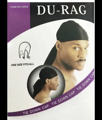 Mens Durag Du-rag Bandana sports Du-Rag scarf head wrap tie down band ...