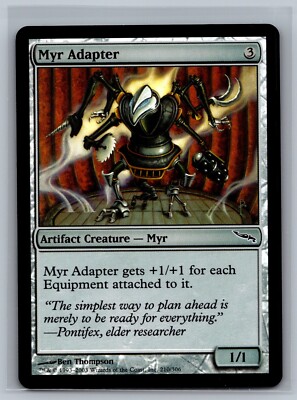 Magic The Gathering Mirrodin Myr Adapter #210/306 Foil MTG TCG CCG | eBay